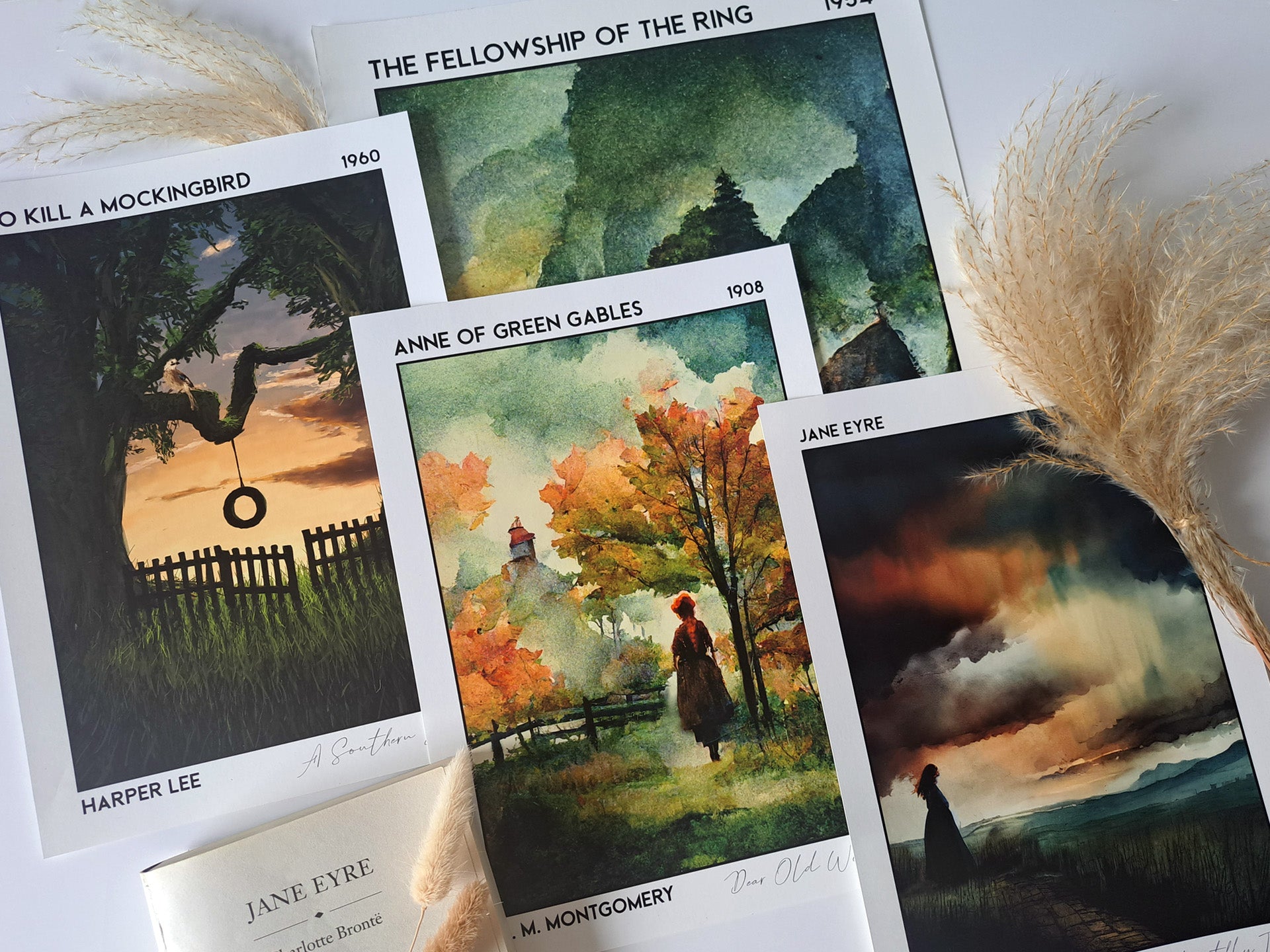 Watercolours Literary Posters for Booklovers – Beyondtheshelf