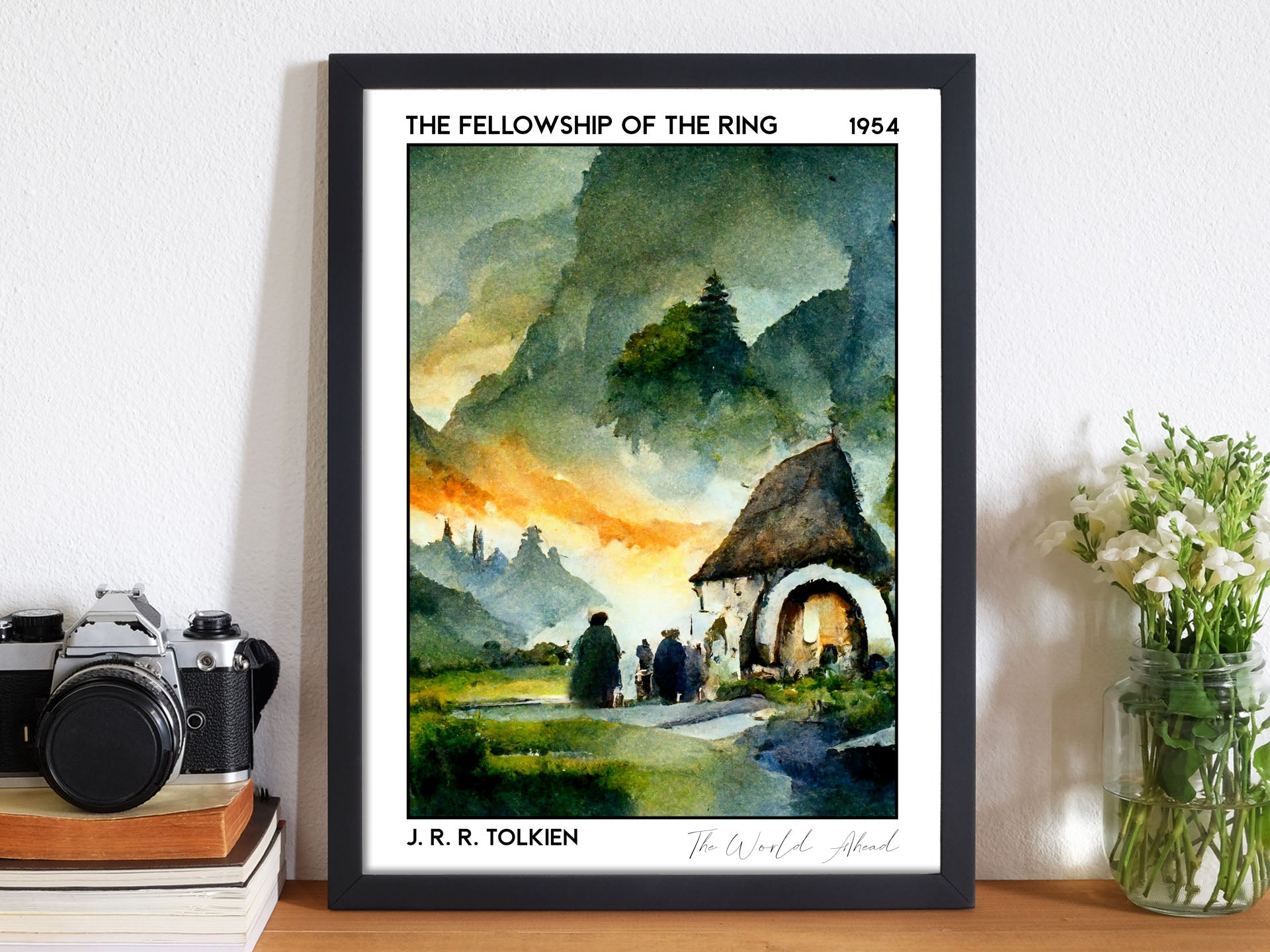 Lord of the Rings Print - J. R. R. Tolkien Shire Poster LOTR Gift ...